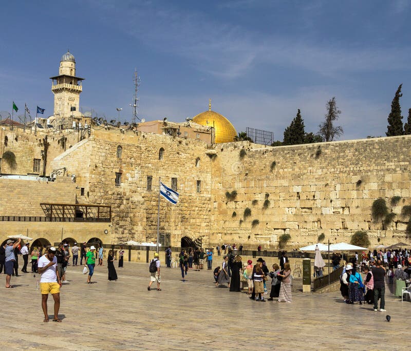 Der Tempelberg in Der Alten Stadt Von Jerusalem Redaktionelles Bild ...