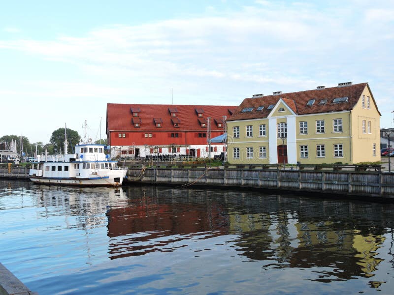 Klaipeda city, Lithuania stock image. Image of home, spring - 39163299