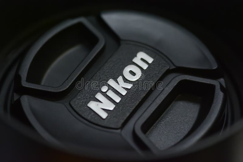 Klang, Malaysia: January 29th, 2024: Close Up View the Nikon Lens Cap ...