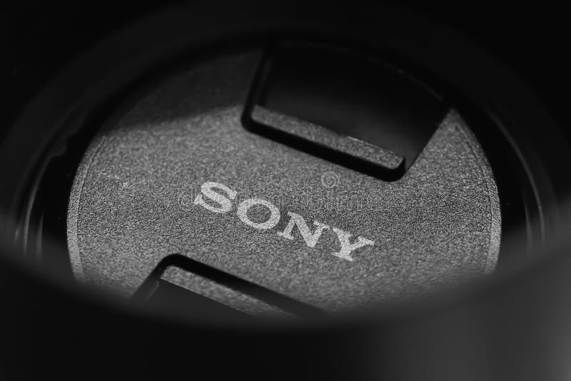 Klang, Malaysia: January 29th, 2024: Close Up View the Sony Lens Cap ...