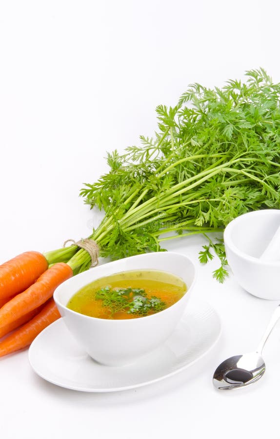 Klar buljong fotografering för bildbyråer. Bild av sunt - 23500527