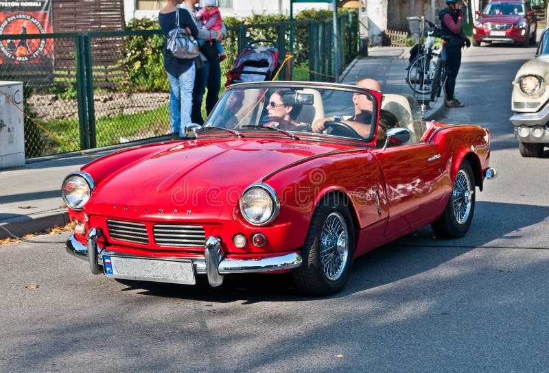 Klassieke Britse Auto MG Triumph Redactionele Stock Afbeelding - Image ...