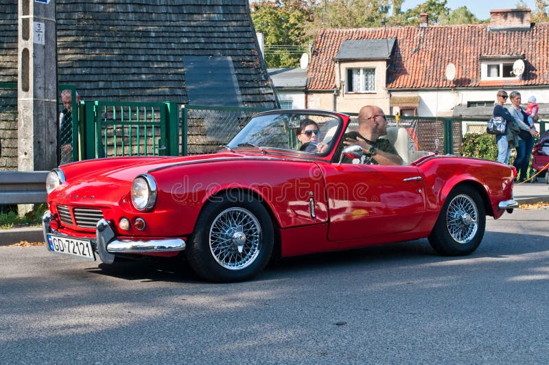 Klassieke Britse Auto Triumph Redactionele Stock Afbeelding - Image of ...