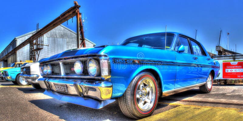 Klassieke Jaren '70 Ford Falcon 351 GT Redactionele Stock Afbeelding ...