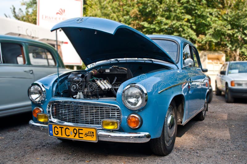 Klassieke Poolse Auto Syrena 104 Redactionele Stock Foto - Image of ...
