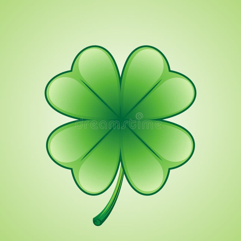 Klaver 4 vector illustratie. Illustration of patrouille - 13136679