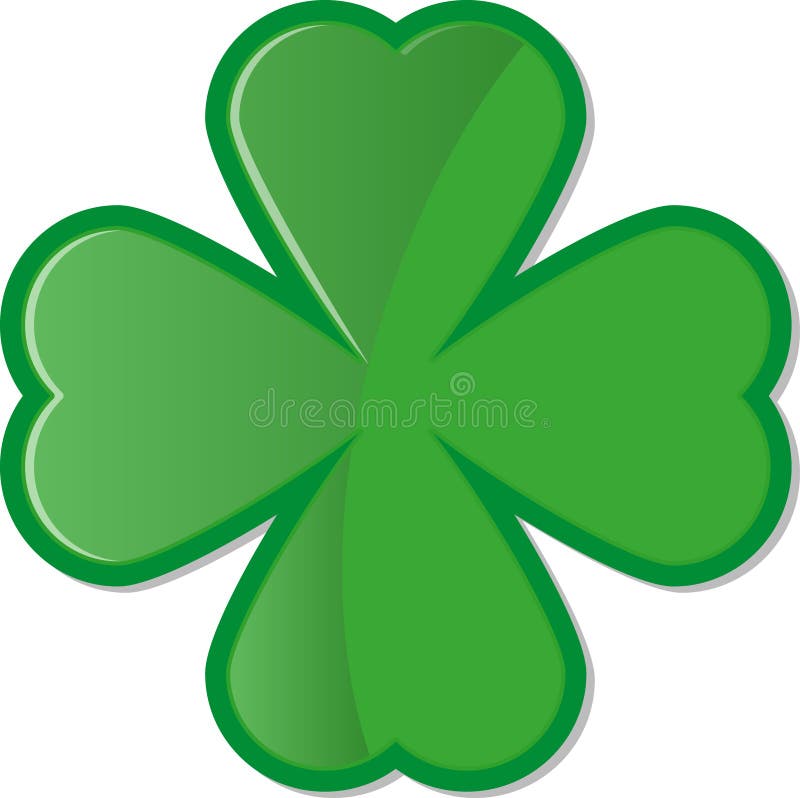 Klaver Als Symbool Van St. Patrick Dag Stock Illustratie - Illustratie ...