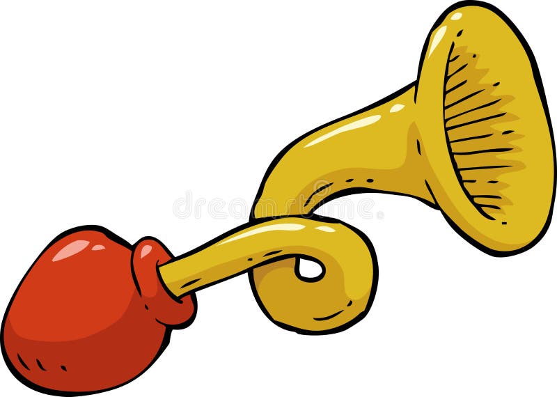 Air Horn Vector Illustration Stock Vector - Illustration of claxon ...