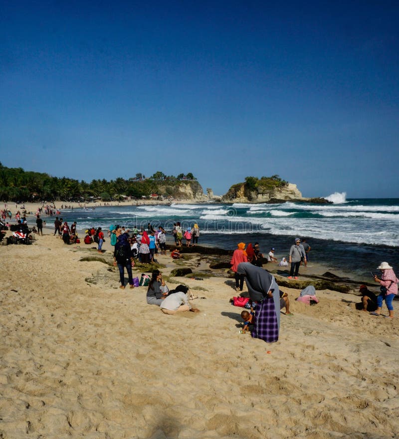 Klayar Beach Pacitan East Java Indonesia Editorial Photography - Image ...