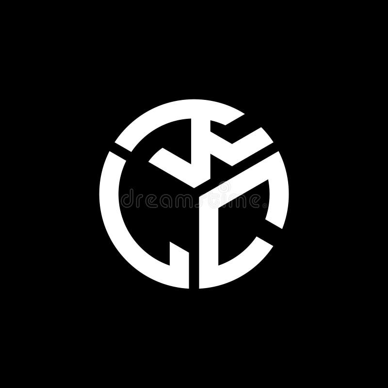 KLC Letter Logo Design on Black Background. KLC Creative Initials ...