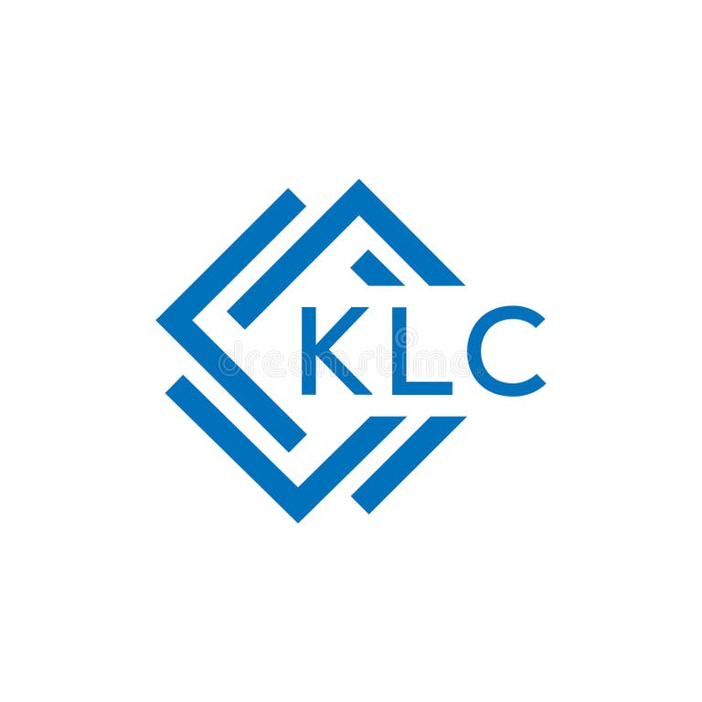 KLC Letter Logo Design on White Background. KLC Creative Circle Letter ...