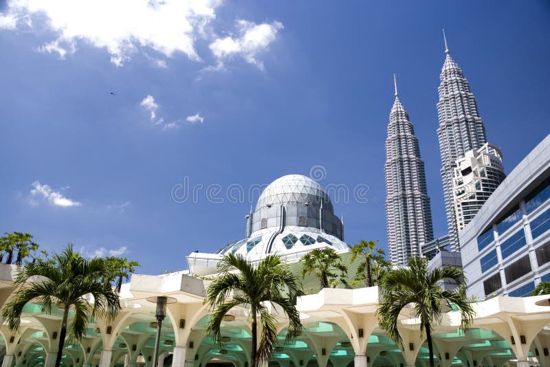 Masjid Asy-Syakirin Mosque in Kuala Lumpur Stock Image - Image of ...