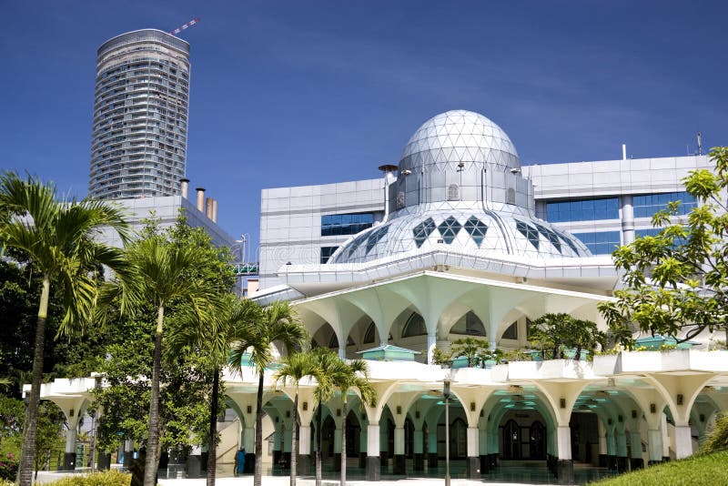 Masjid Asy-Syakirin Mosque in Kuala Lumpur Stock Image - Image of ...