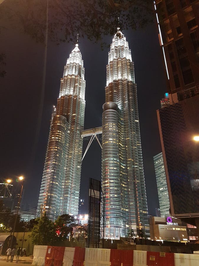 KLCC Twin Tower and KL Tower the Building Icons of Kuala Lumpur ...