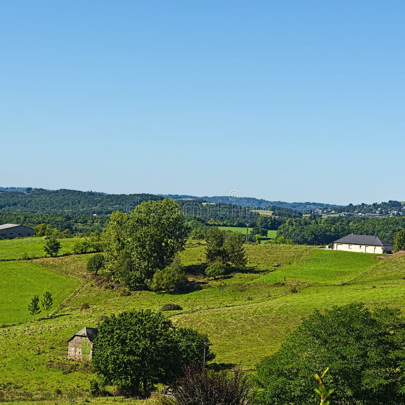 Klein Dorp stock foto. Image of boerderij, ecologie - 101850412