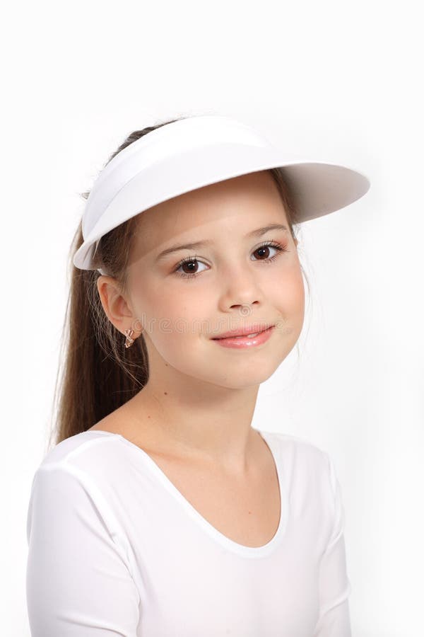 Klein meisjes speeltennis stock foto. Image of nieren - 3129260