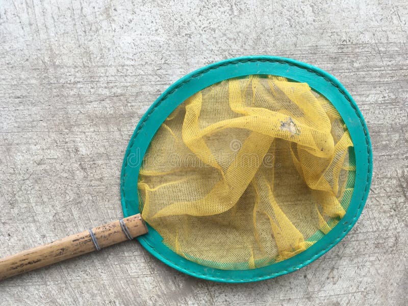 Klein visnet stock foto. Image of vangst, hulpmiddel - 104178444