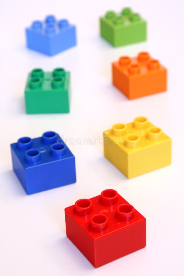Bouwstenen Gelijkend Op Legos-Rood Stock Foto - Image of vermaak, multi ...