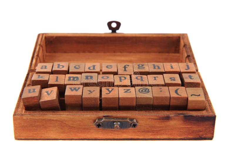 Kleine houten handprinter stock foto. Image of brief - 68695780