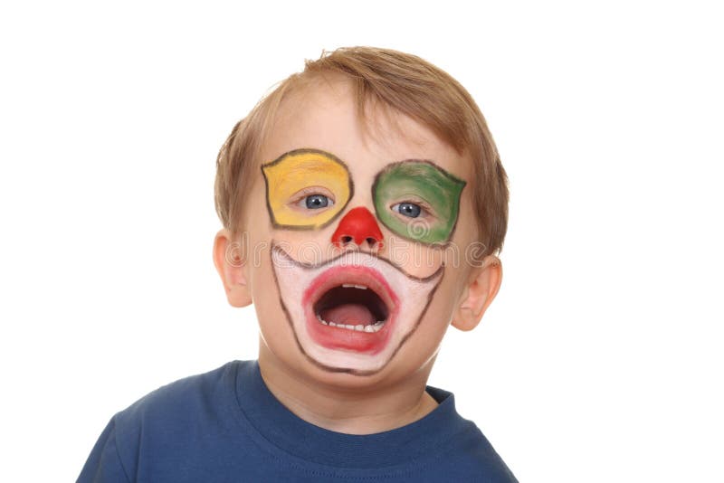 Kleiner Clown stockbild. Bild von mann, gesicht, öffnung - 2332859