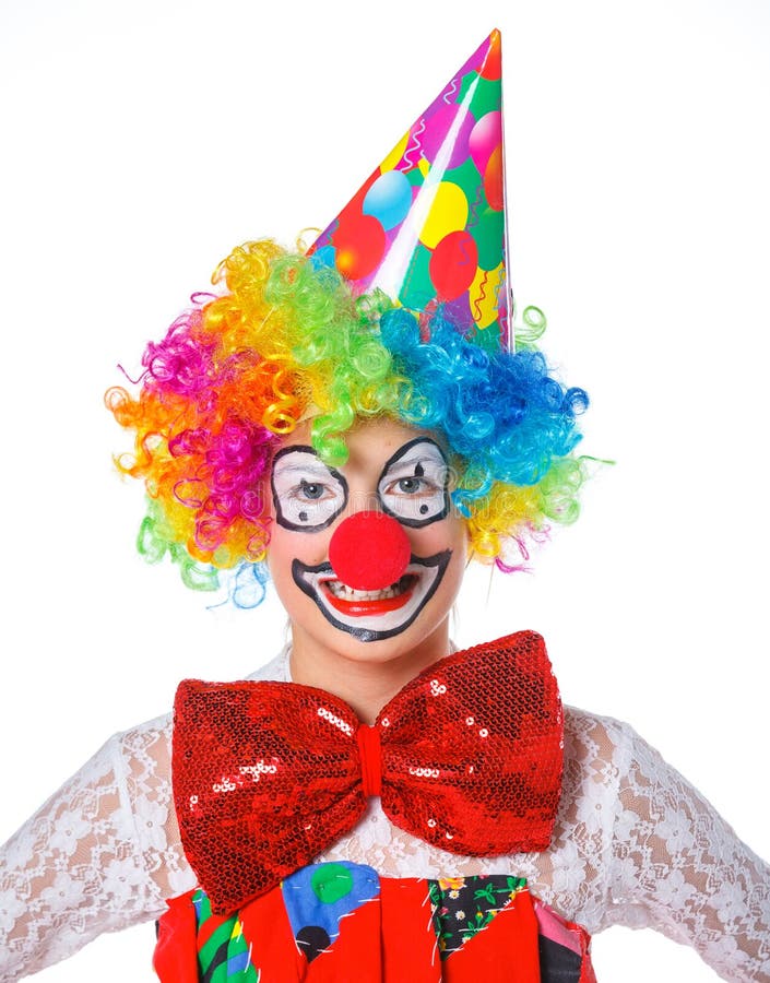 Kleiner Clown stockbild. Bild von schutzkappe, glück - 38146417
