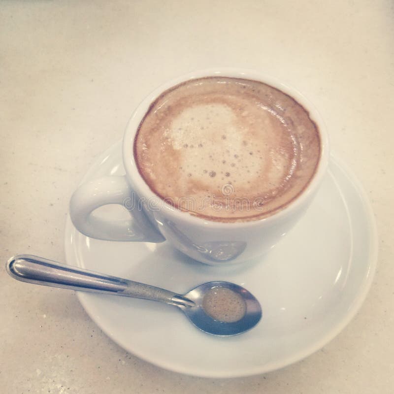 Kaffee Mit Milch. Bild Bild: 8016759