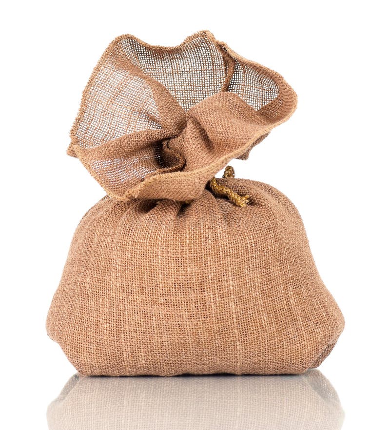 Kleiner Sack stockfoto. Bild von material, geldtasche - 29456392