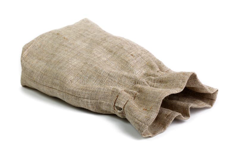 Kleiner Sack stockfoto. Bild von material, moneybag, leer - 29456392