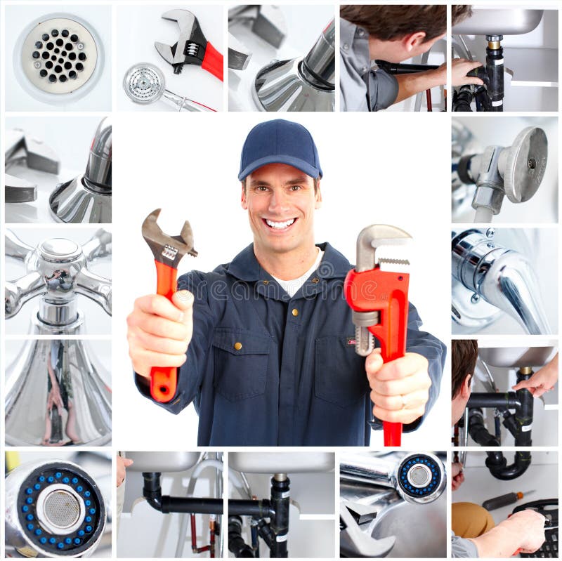 Klempner stockfoto. Bild von rohr, person, installieren - 14270988