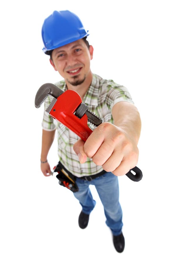 Klempner stockbild. Bild von klempner - 43601429