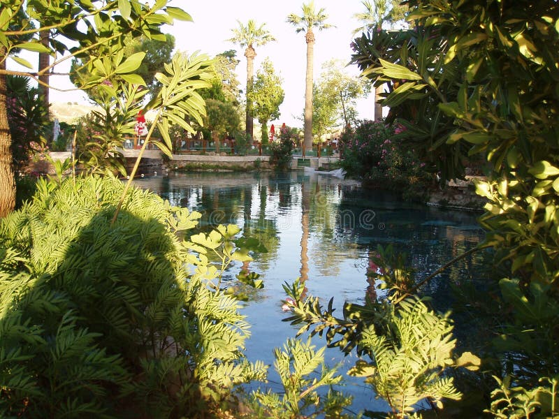 Kleopatra & x27;s pool editorial stock photo. Image of turkey - 93949493