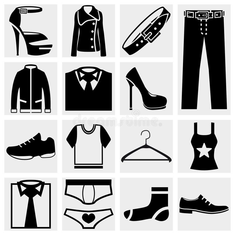 Kleren vectorpictogram. vector illustratie. Illustration of riem - 31429830