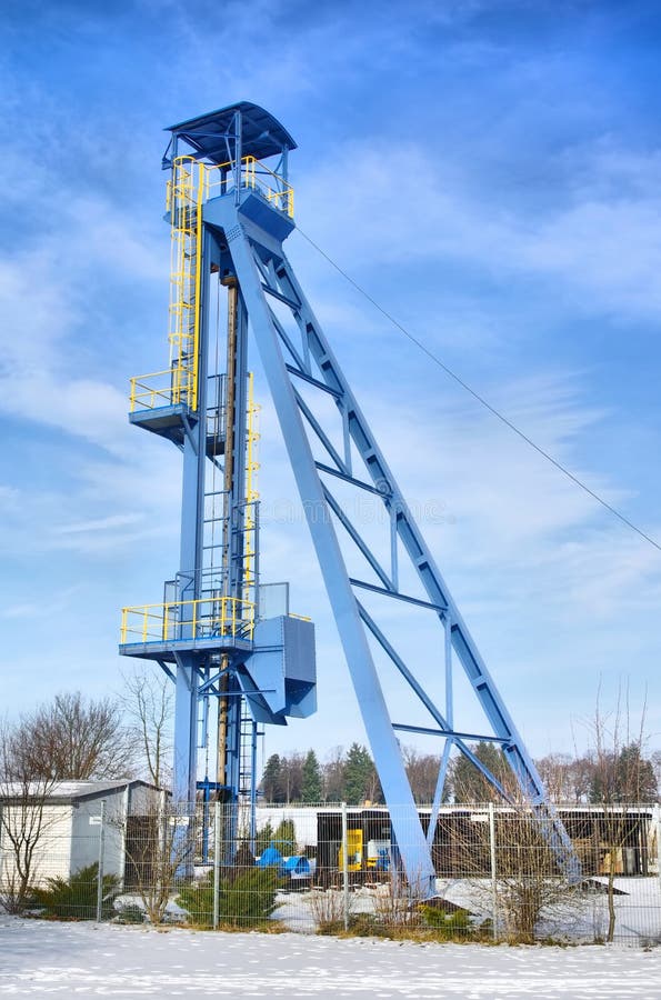 Klettwitz shaft tower stock image. Image of industrial - 37752769