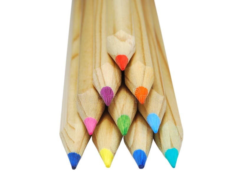 Kleurpotloden stock foto. Image of kleurpotloden, kleuren - 1513456