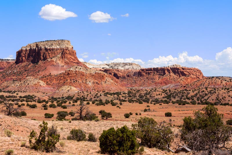 Kleurrijk New Mexico stock foto. Image of woestijn, dramatisch - 30614758