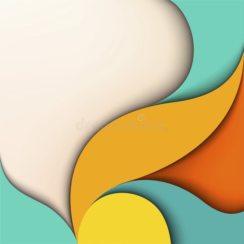 Kleurrijke Golvende Achtergrond Met Plaats Voor Tekst Vector ...