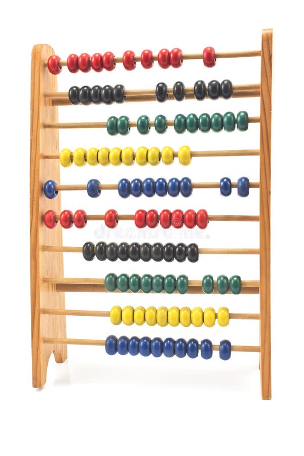 Kleurrijk Telraam stock afbeelding. Image of klassiek - 31896269