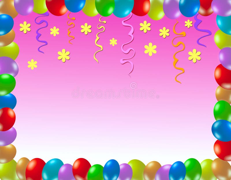 Verjaardagsframe Clipart