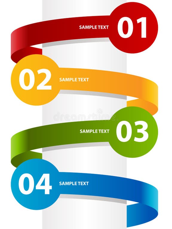 Kleurrijke Document Banners Vector Illustratie - Illustration of banier ...