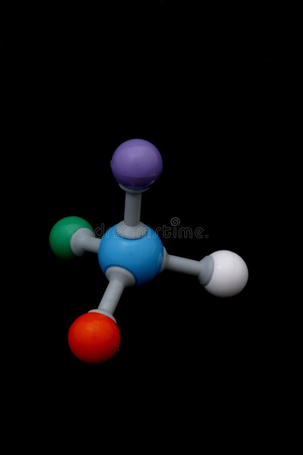 Molecuulmodel Van Kaliumnitraat Stock Foto - Image of nitraat ...