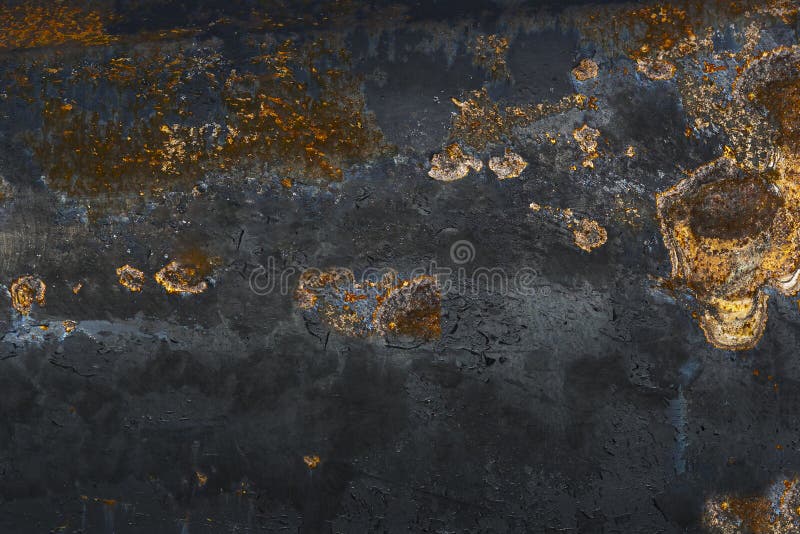 Kleurrijke Roest Oude Ijzer Gebarsten Verf Stock Afbeelding - Image of ...