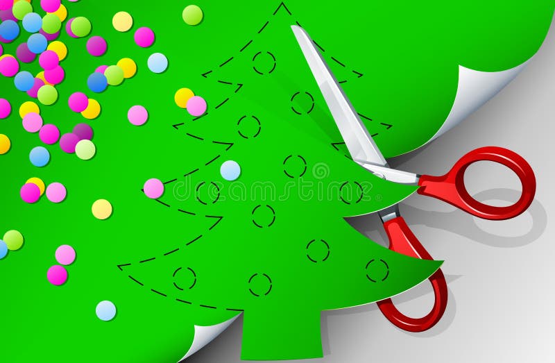 Klipp scissors ut vektor illustrationer. Illustration av cutting - 17042924