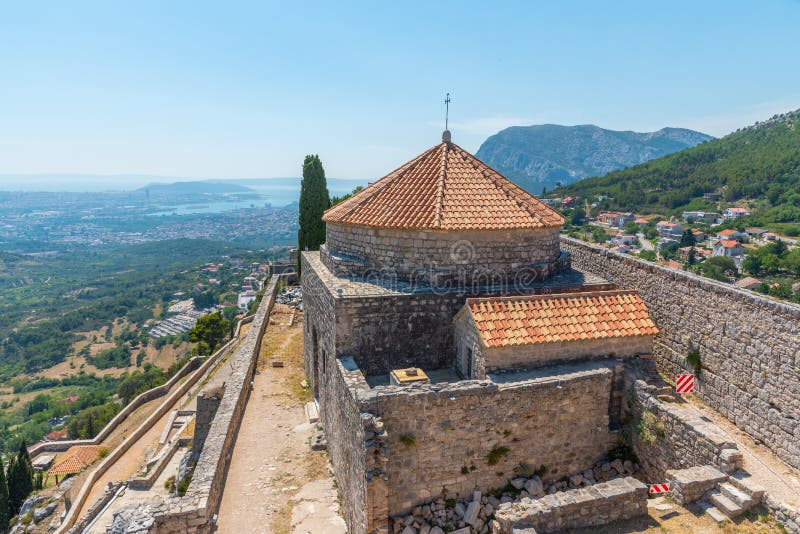 Klis Fortress Near Split, Croatia Stock Image - Image of fort ...