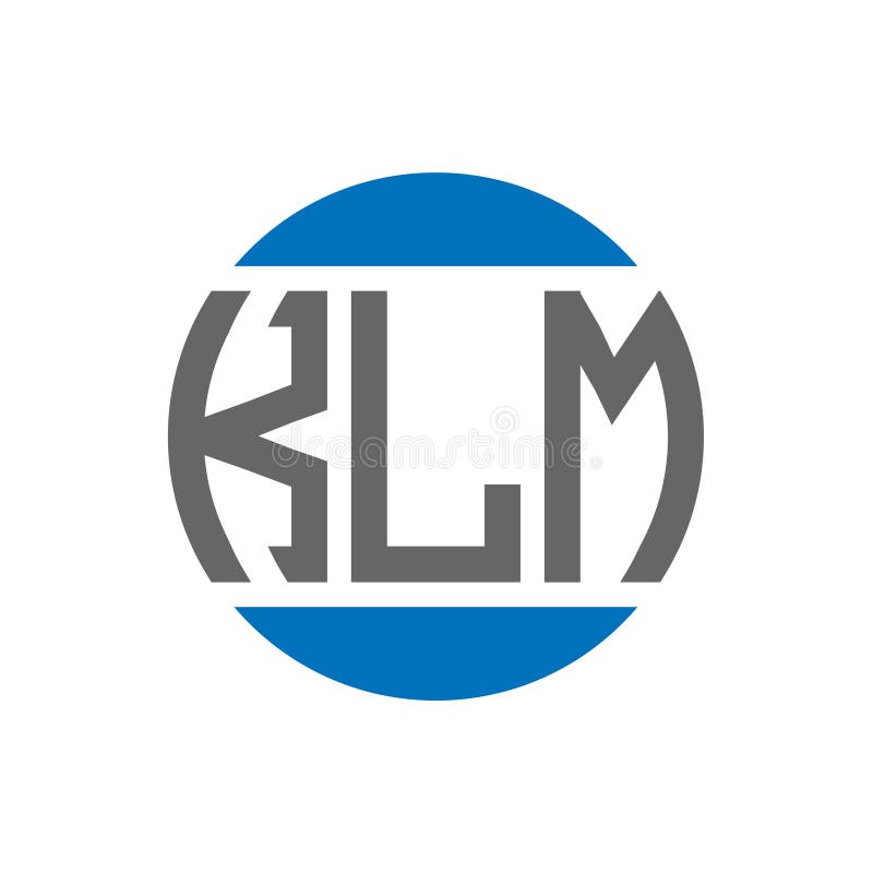 KLM Letter Logo Design on White Background. KLM Creative Initials ...