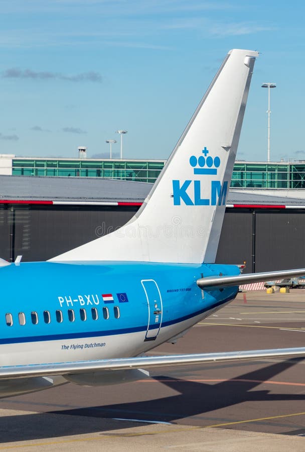 KLM Plane editorial photography. Image of plane, airplane - 263023202