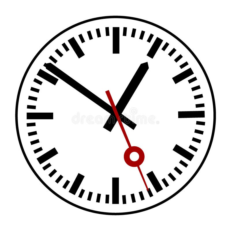 Klocka vektor illustrationer. Illustration av datum, teckning - 17928766