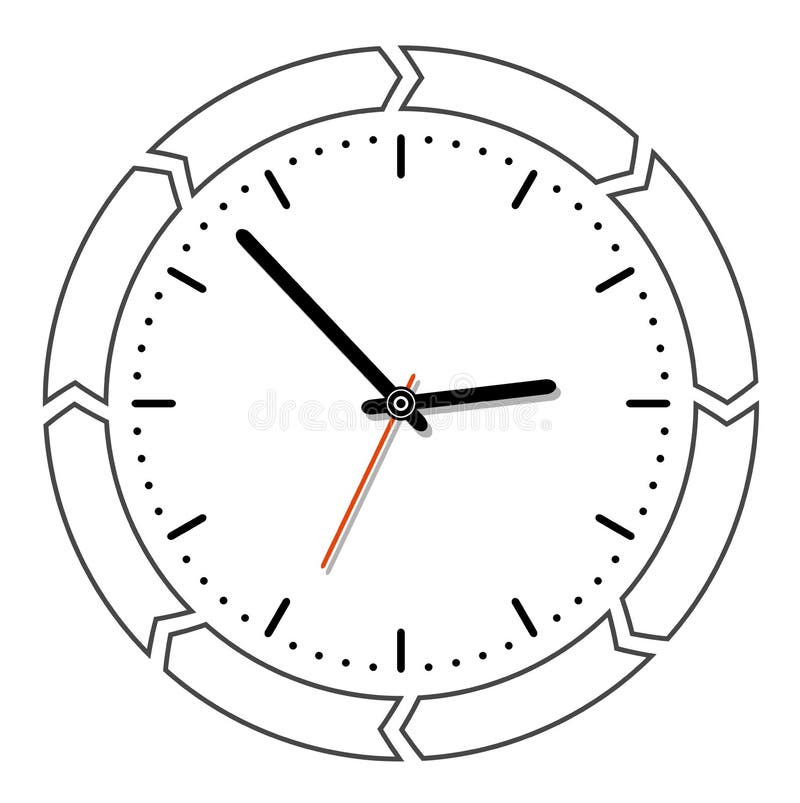 Klocka stock illustrationer. Illustration av stil, mekaniskt - 32113630