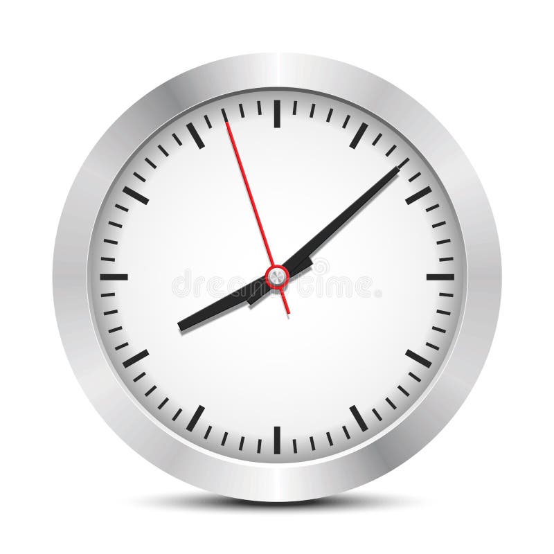 Klocka vektor illustrationer. Illustration av stopptid - 36404765