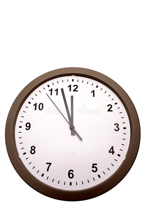 Klok stock afbeelding. Image of studio, benoeming, bureau - 4687537