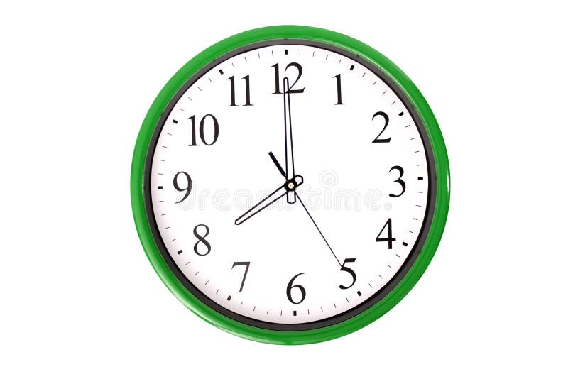 Klokkenreeks - 8 uur stock afbeelding. Image of tiksteen - 32938815